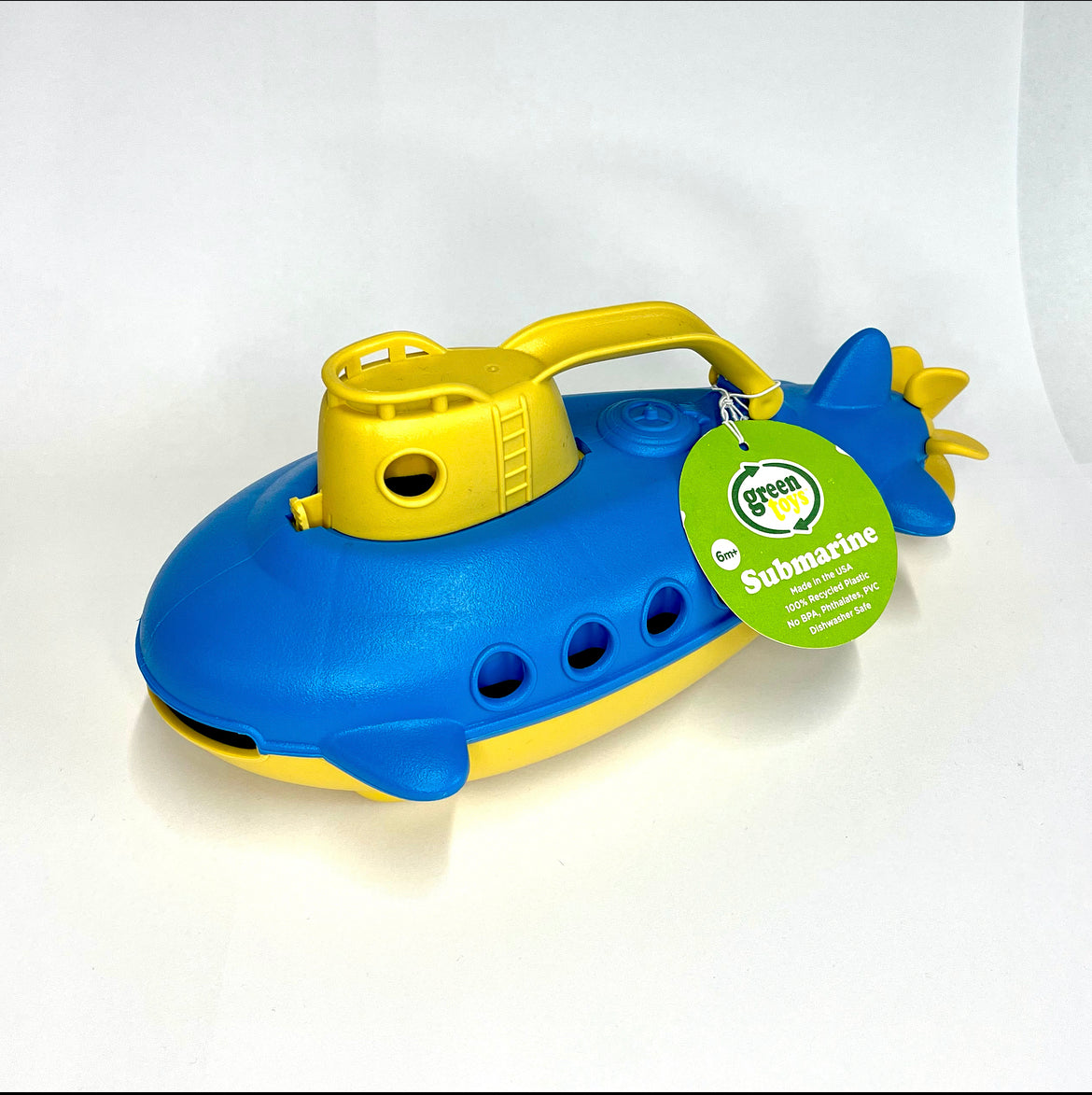 Recycled Plastic Submarine Toy Cornish Seal Sanctuary